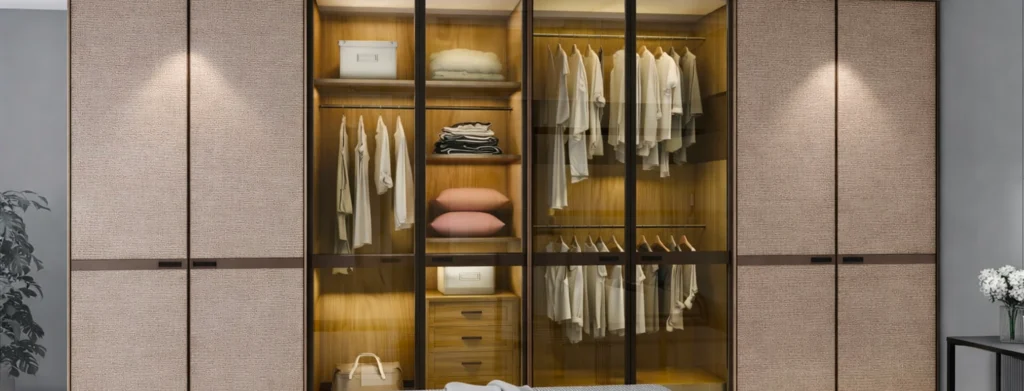 Wardrobe Profiles with Inbuilt Handle Systems